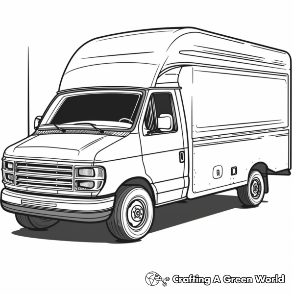 Van Coloring Pages - Free & Printable!