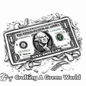 Money Coloring Pages - Free & Printable!