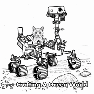 Space Cat Coloring Pages - Free & Printable!