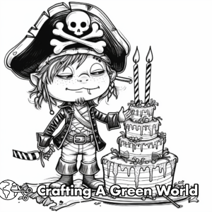 Birthday Card Coloring Pages - Free & Printable!