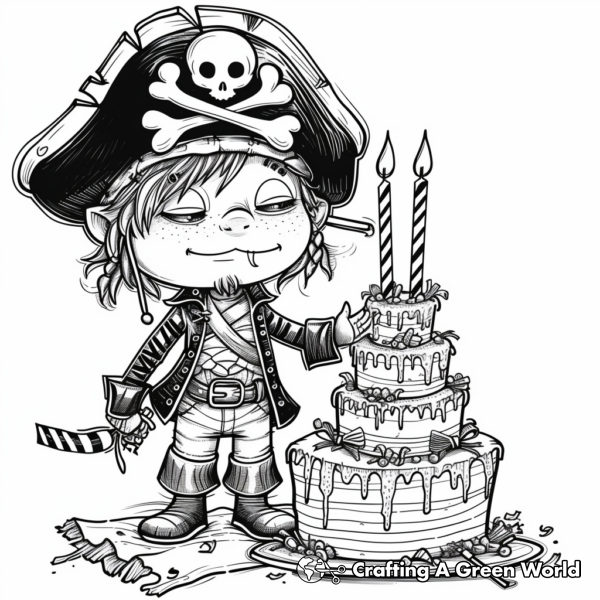 Birthday Card Coloring Pages - Free & Printable!