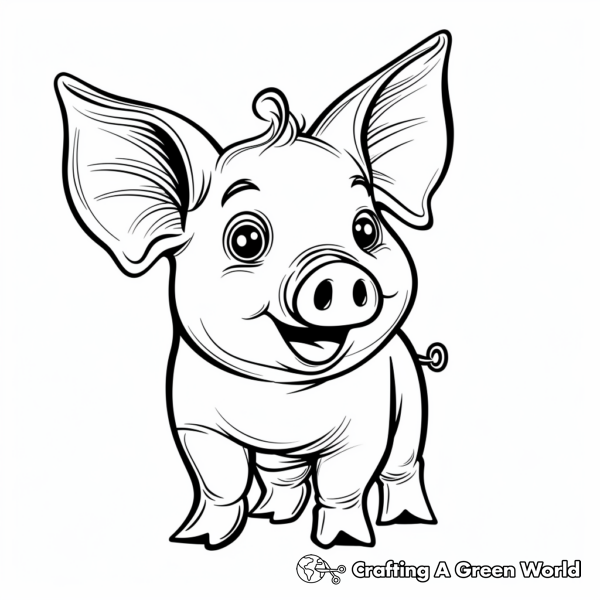 Piggy Coloring Pages - Free & Printable!