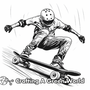 Skateboard Coloring Pages - Free & Printable!
