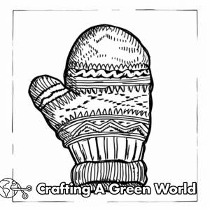 Mitten Coloring Pages - Free & Printable!