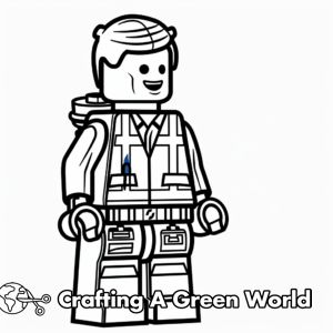 Lego Figure Coloring Pages - Free & Printable!