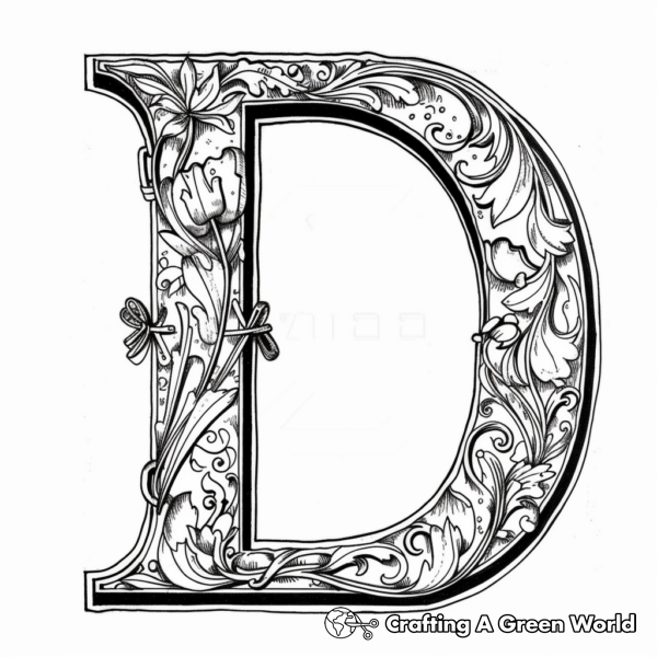 Letter D Coloring Pages - Free & Printable!