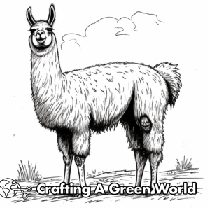 Llama Coloring Pages - Free & Printable!