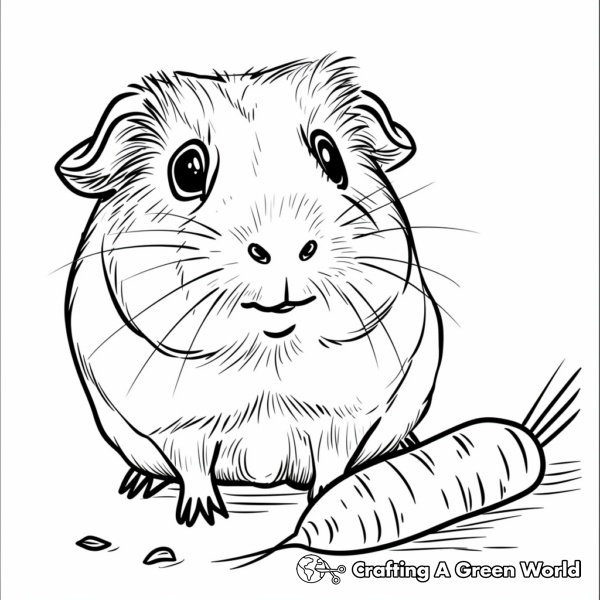 Guinea Pig Coloring Pages - Free & Printable!