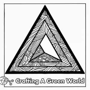 Triangle Coloring Pages - Free & Printable!