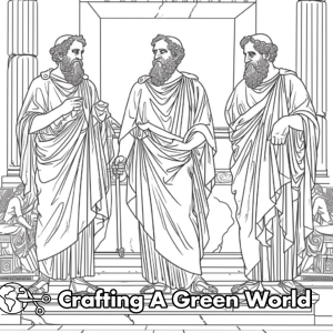 Greek Coloring Pages - Free & Printable!