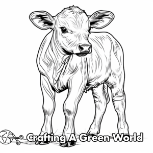 Calf Coloring Pages - Free & Printable!