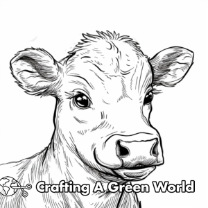 Calf Coloring Pages - Free & Printable!