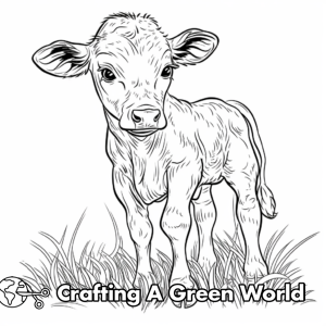 Calf Coloring Pages - Free & Printable!