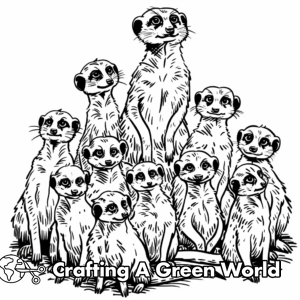 Meerkat Coloring Pages - Free & Printable!