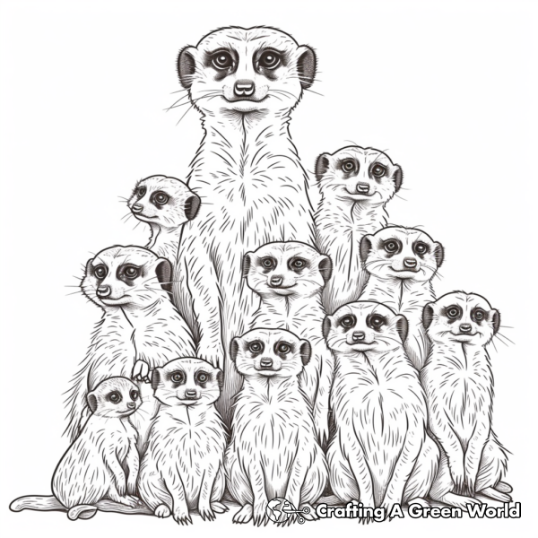 Meerkat Coloring Pages - Free & Printable!
