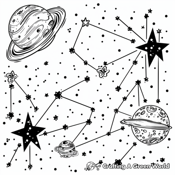 Space Coloring Pages - Free & Printable!