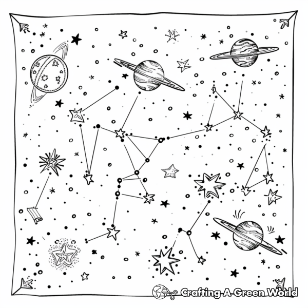 Space Coloring Pages - Free & Printable!