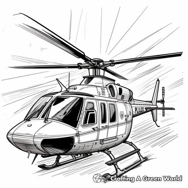 Helicopter Coloring Pages - Free & Printable!