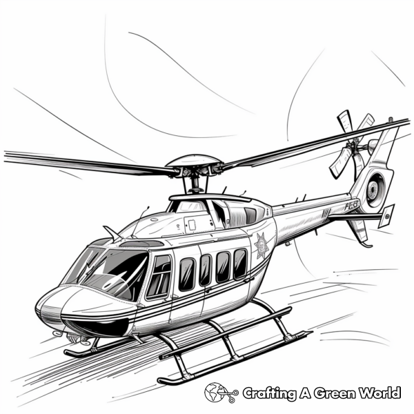 Helicopter Coloring Pages - Free & Printable!