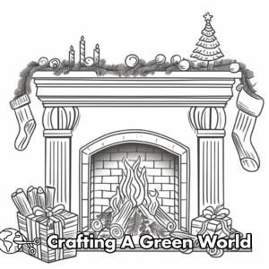 Fireplace Coloring Pages - Free & Printable!