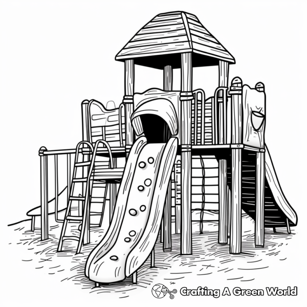 Playground Coloring Pages - Free & Printable!