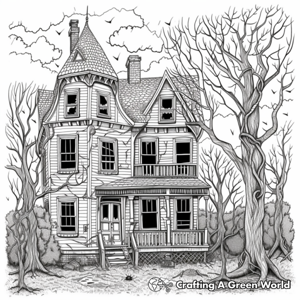 Adult Horror Coloring Pages - Free & Printable!