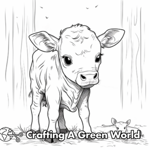 Calf Coloring Pages - Free & Printable!