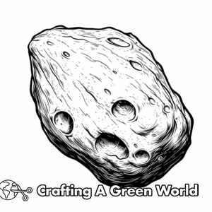 Asteroid Coloring Pages - Free & Printable!