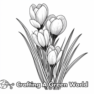 Spring Flowers Coloring Pages - Free & Printable!