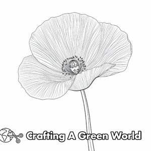 Poppy Coloring Pages - Free & Printable!