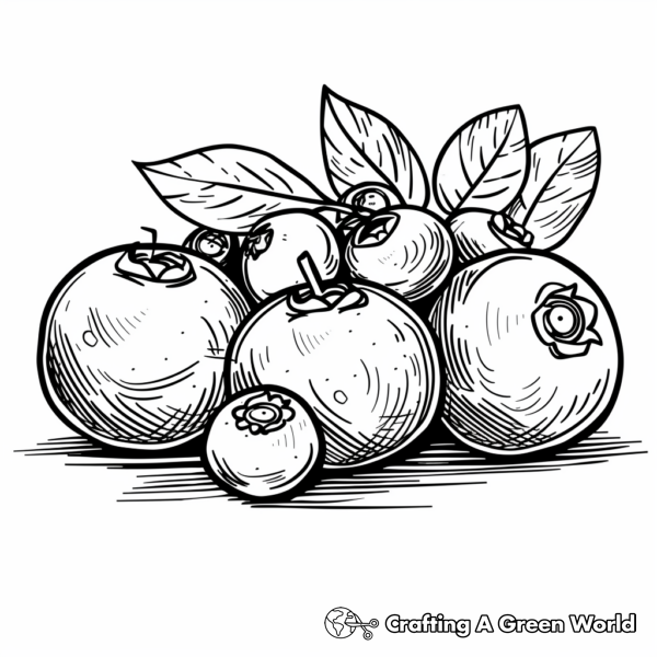 Healthy Food Coloring Pages - Free & Printable!