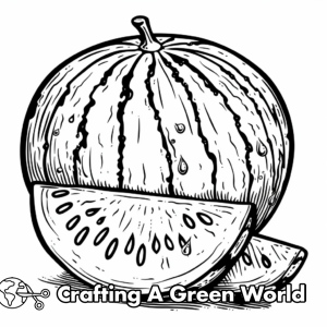 Watermelon Coloring Pages - Free & Printable!