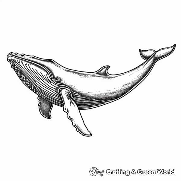 Realistic Whale Coloring Pages - Free & Printable!