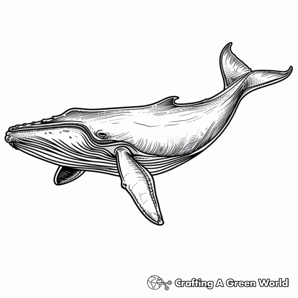 Realistic Whale Coloring Pages - Free & Printable!