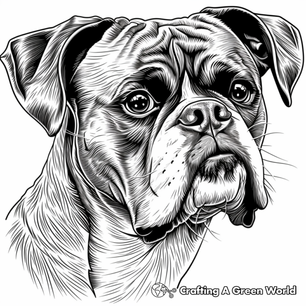 Dog Face Coloring Pages - Free & Printable!