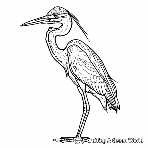 Heron Coloring Pages - Free & Printable!