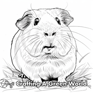 Guinea Pig Coloring Pages - Free & Printable!