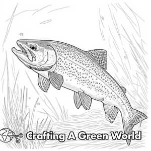 Trout Coloring Pages - Free & Printable!