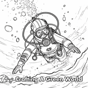 Swimming Coloring Pages - Free & Printable!