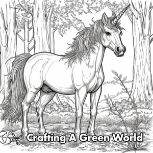Realistic Unicorn Coloring Pages - Free & Printable!