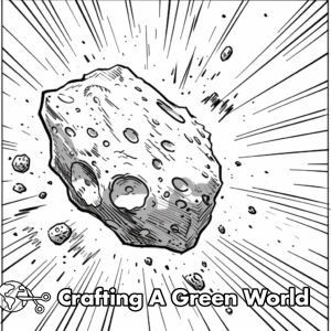 Asteroid Coloring Pages - Free & Printable!
