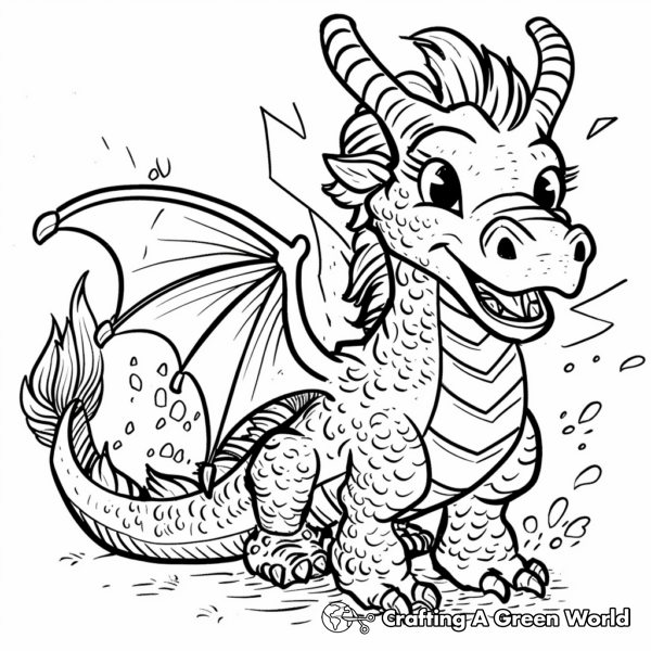 Abstract Dragon Coloring Pages - Free & Printable!