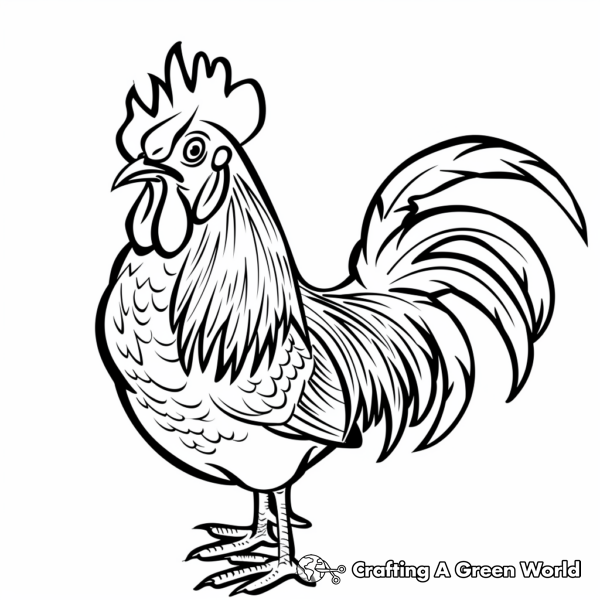 Rooster Coloring Pages - Free & Printable!