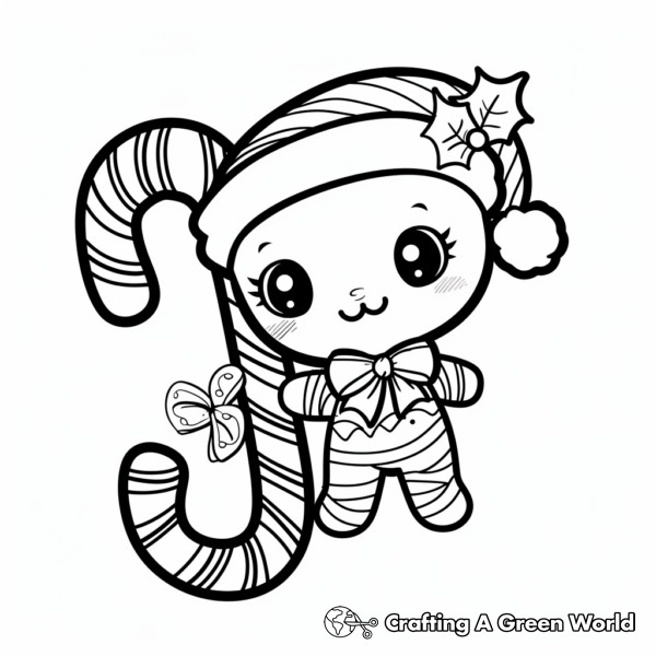 Kawaii Christmas Coloring Pages - Free & Printable!