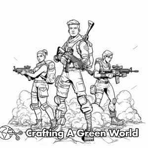 Fortnite Coloring Pages - Free & Printable!
