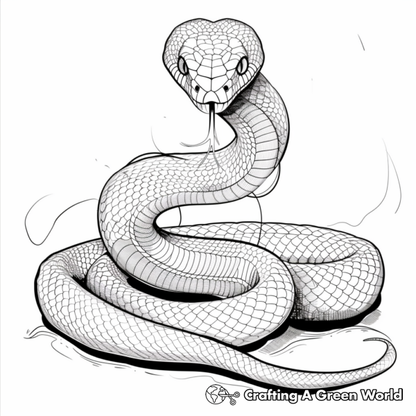 Snake Coloring Pages For Adults - Free & Printable!