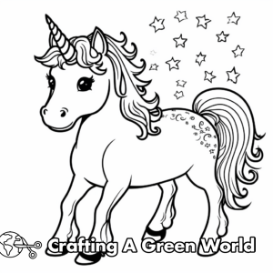 Magical Unicorn Coloring Pages - Free & Printable!