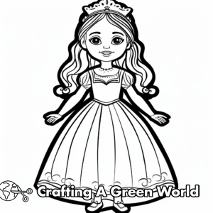 Paper Doll Coloring Pages - Free & Printable!