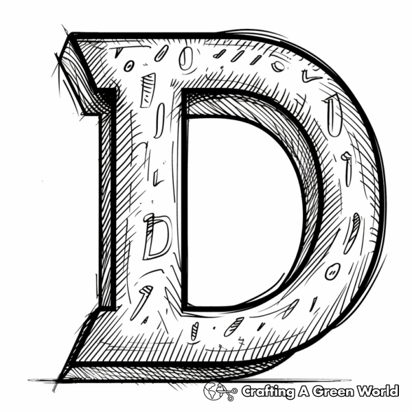 Letter D Coloring Pages - Free & Printable!