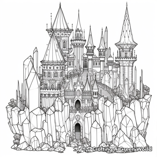 Crystal Coloring Pages - Free & Printable!